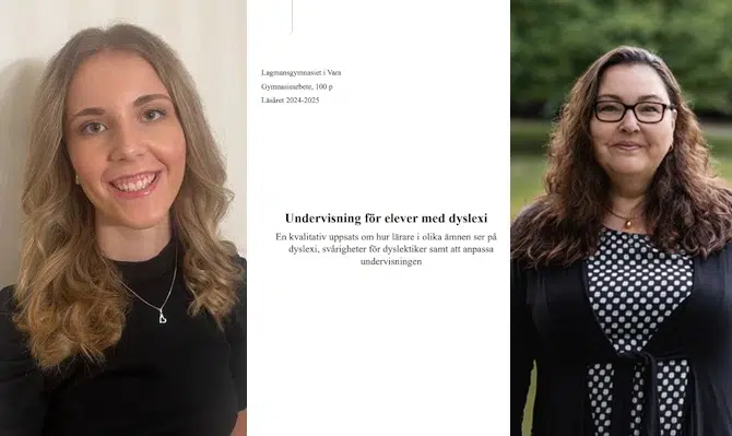 Fungerande undervisning för elever med dyslexi – Alice 19 år berättar ...